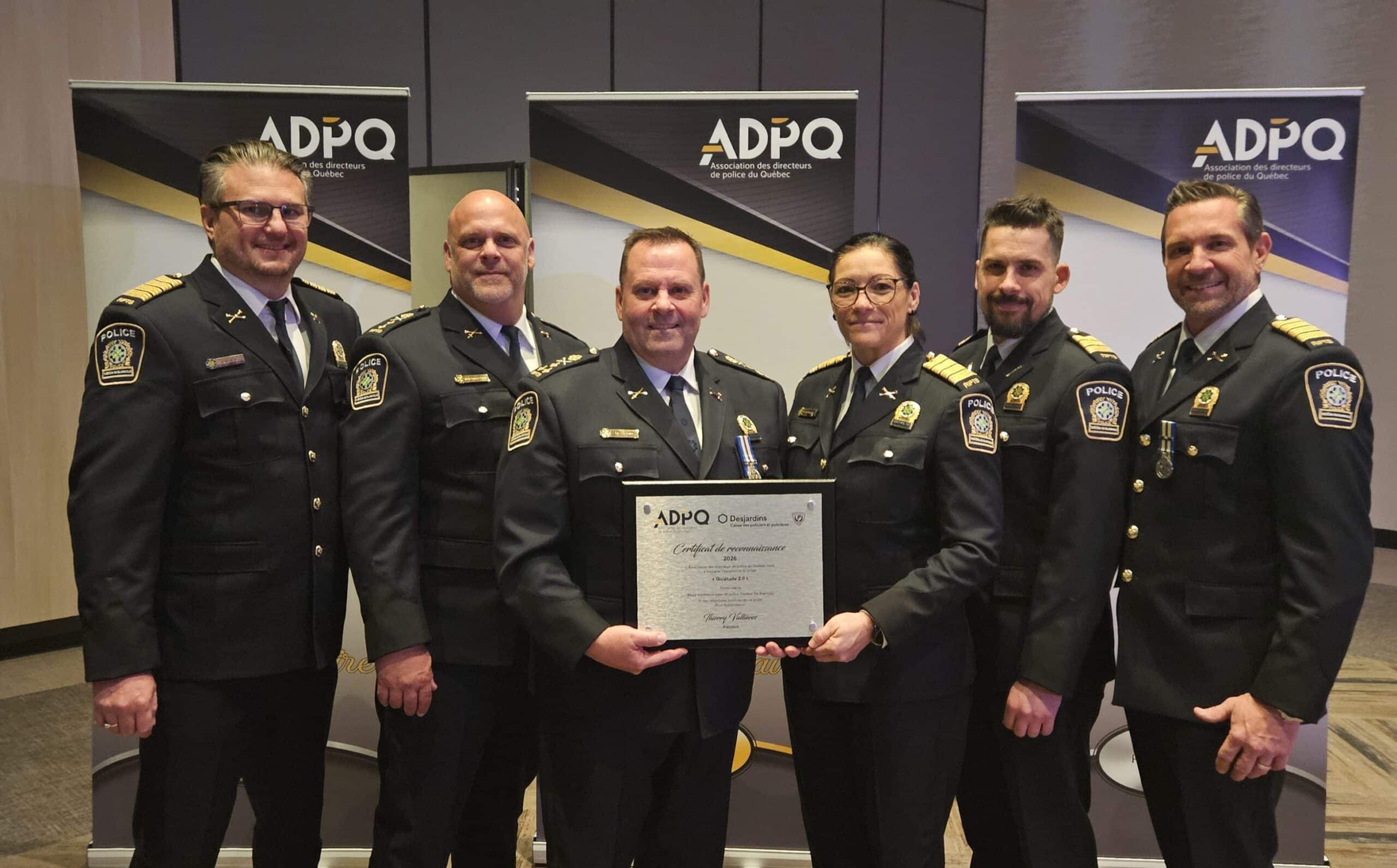 La Régie intermunicipale de police Thérèse-De Blainville honorée pour ...